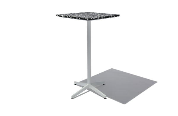 white bar table square